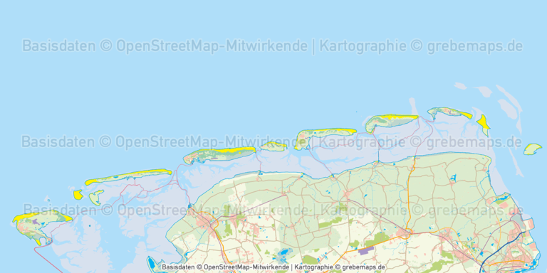 Fabelhafte Fahrverbindungen Ostfriesische Inseln Karte Bilder