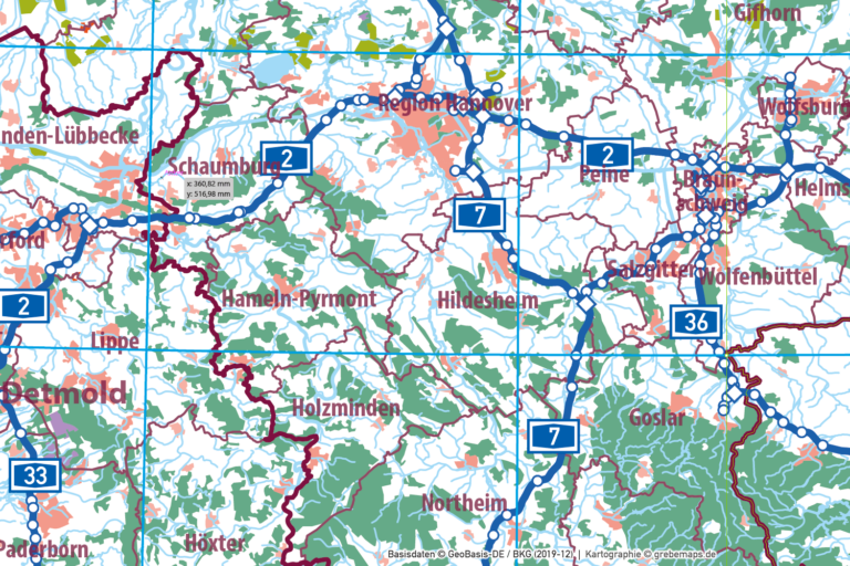 Deutschland Basiskarte Vektorkarte Bundesländer Regierungsbezirke ...